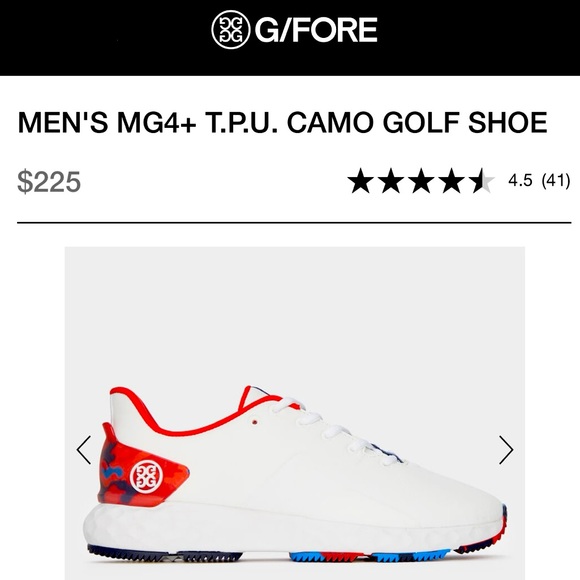 G/FORE | Shoes | Gfore Mens Mg4tpu Camo Golf Shoe Poppy | Poshmark